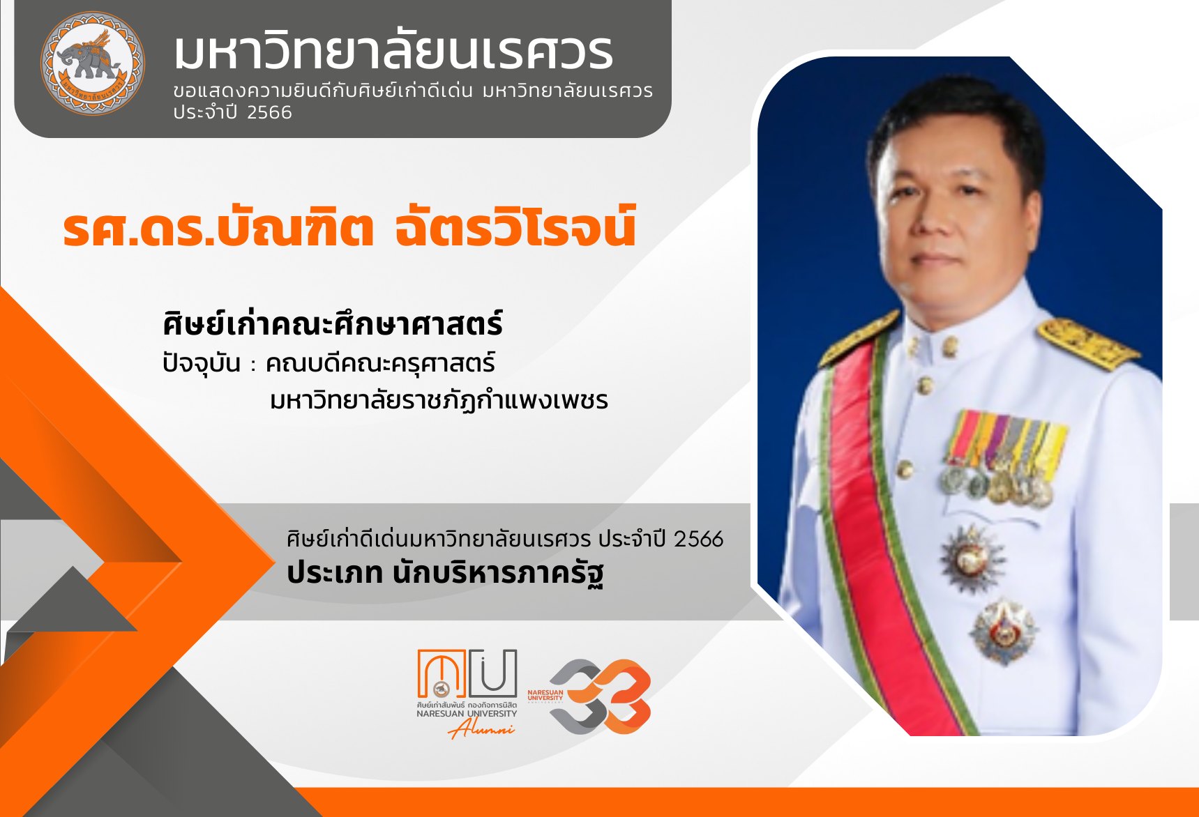 หน้า - คณะครุศาสตร์ ขอแสดงความยินดีกับท่านคณบดี รศ.ดร.บัณฑิต ฉัตรวิโรจน์ เนื่องในโอกาสได้รับ ...